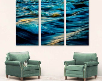Abstract wave art | Etsy