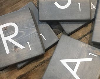 Scrabble name sign | Etsy