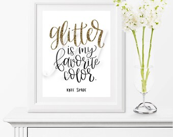 Kate spade quote | Etsy