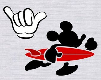 Mickey mouse surf | Etsy