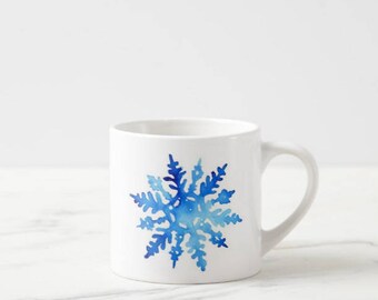 Snowflake mug | Etsy