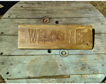 Live edge wood sign | Etsy