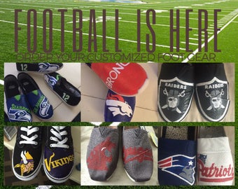 Nfl shoes | Etsy