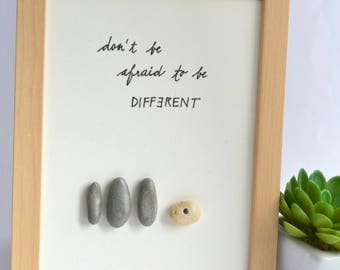 Quotes on pebbles | Etsy