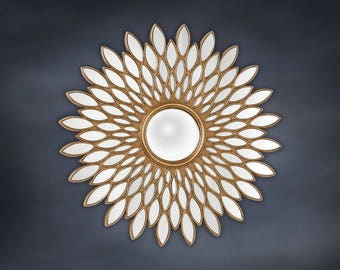 Sunflower mirror | Etsy