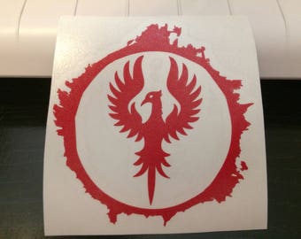 Phoenix car decal | Etsy