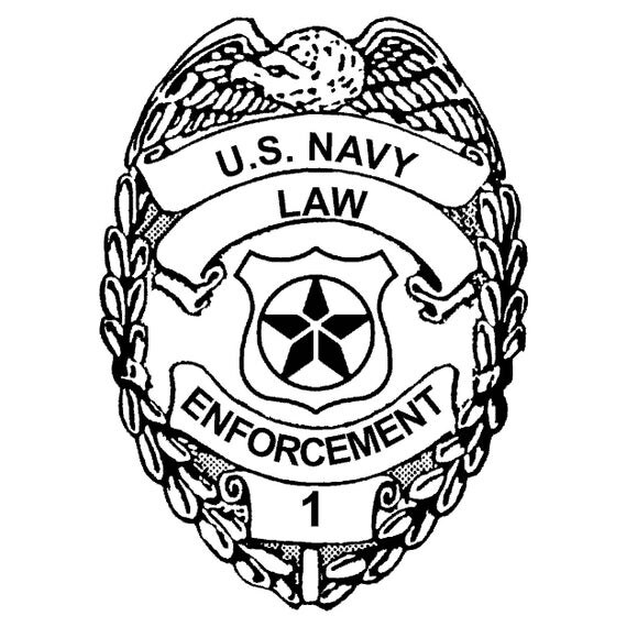 Master at Arms military police badge DXF file format for use