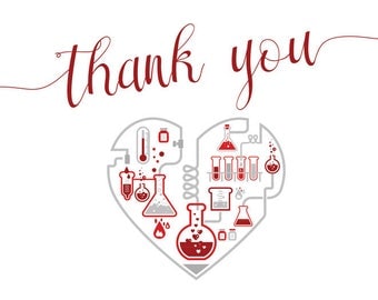 Chemistry thank you | Etsy