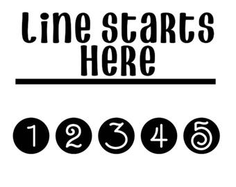 Line starts here | Etsy