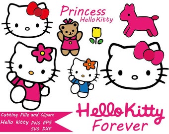 Hello kitty photo booth prop | Etsy