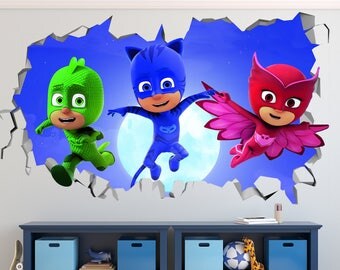 3d wall decals | Etsy