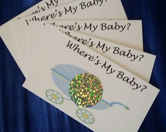 Baby shower scratch | Etsy