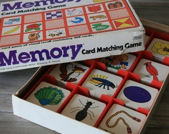 Vintage memory game | Etsy