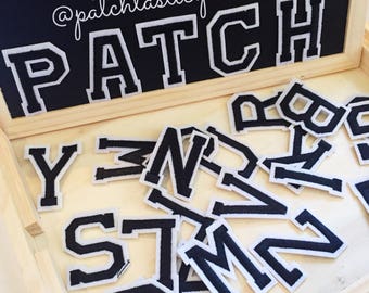 Letter patches | Etsy
