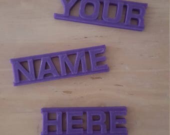 Word keychain | Etsy