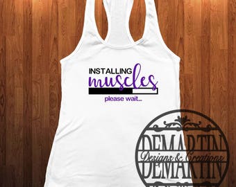 Women's Workout Tank Inspirational Fitness Burnout