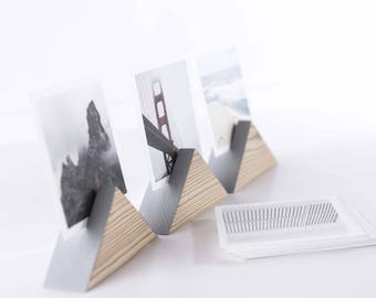 Wood photo holder | Etsy