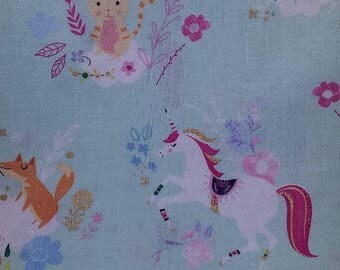 Unicorn fabric | Etsy