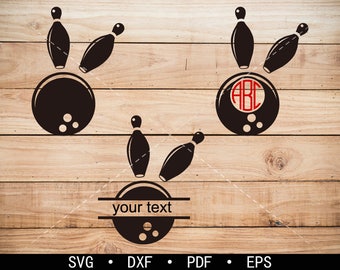 Bowling svg | Etsy