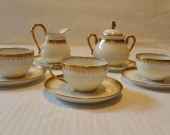 Limoges tea set | Etsy