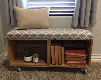 Upholstered bench | Etsy