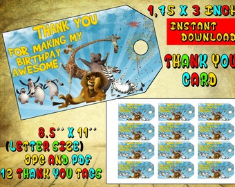 Madagascar party | Etsy