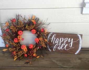 Happy fall sign | Etsy