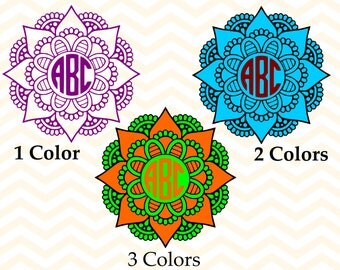 Mandala flower | Etsy