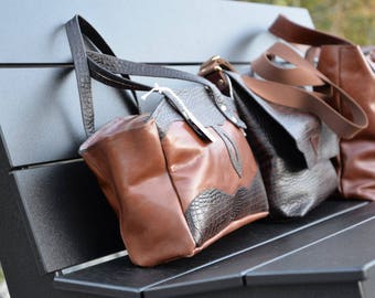 Leather handbag | Etsy