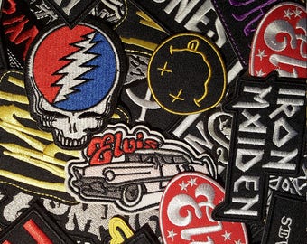 Metal band patches | Etsy