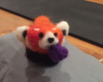 Felted red panda | Etsy