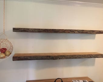 Live edge shelf | Etsy