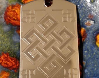 Mosaic Endless Knot Patchwork Quilt Block Pattern