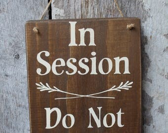 In session sign | Etsy