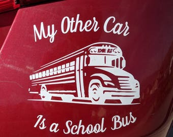 School bus decal | Etsy