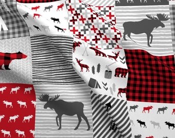 Buffalo plaid fabric | Etsy
