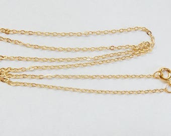 16 inch gold chain | Etsy