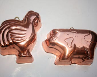 Vintage copper mold | Etsy