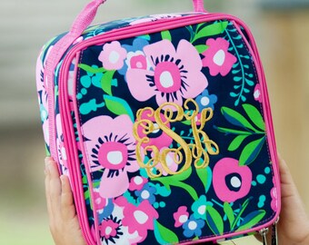 Monogrammed lunchbox | Etsy