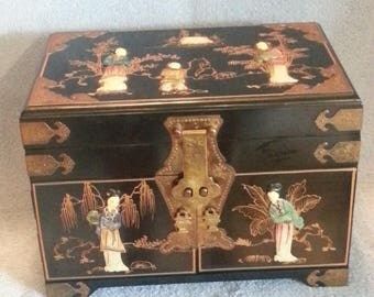 Asian jewelry box | Etsy