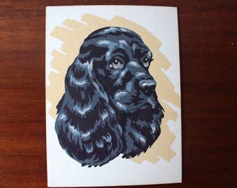 Paint by number dog | Etsy