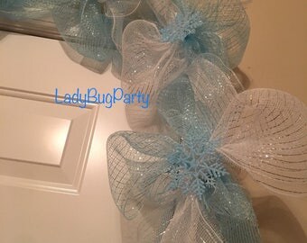 Deco mesh garland | Etsy