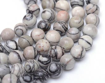 Black line jasper | Etsy