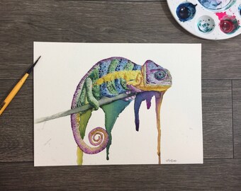 Abstract animal art | Etsy