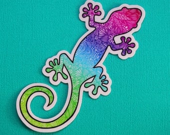 Lizard sticker | Etsy