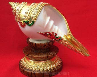 Blowing conch shell | Etsy