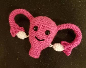 Crochet uterus | Etsy