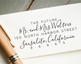 Custom Stamps and Wedding Calligraphy by InkMeThis on Etsy