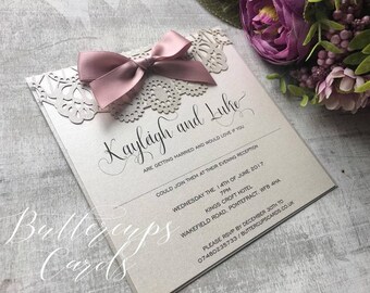 Doily invitation | Etsy