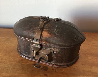 Antique strong box | Etsy